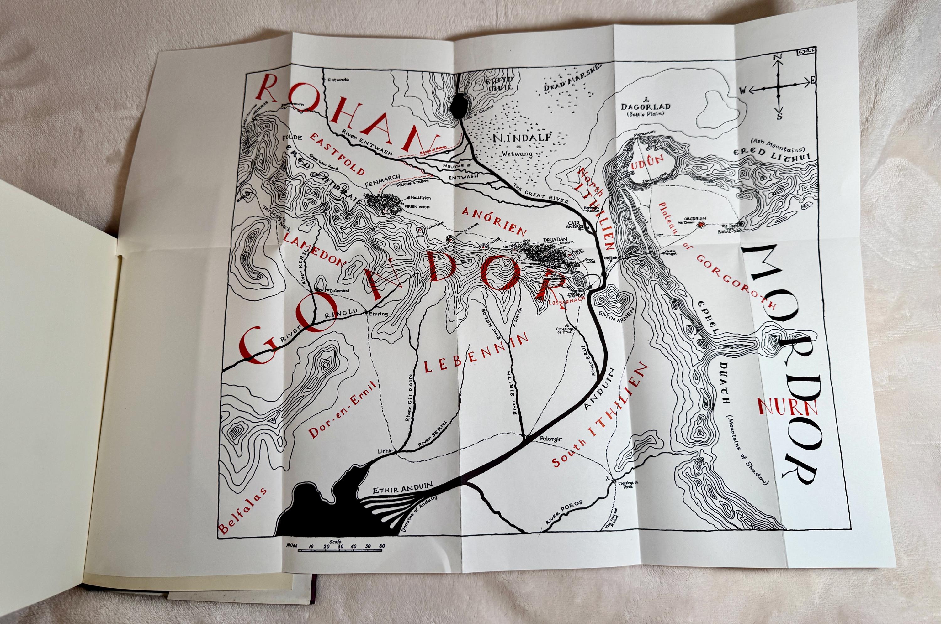 JRR Tolkien Lord of the Rings Box Set 1965, Second Edition First ...