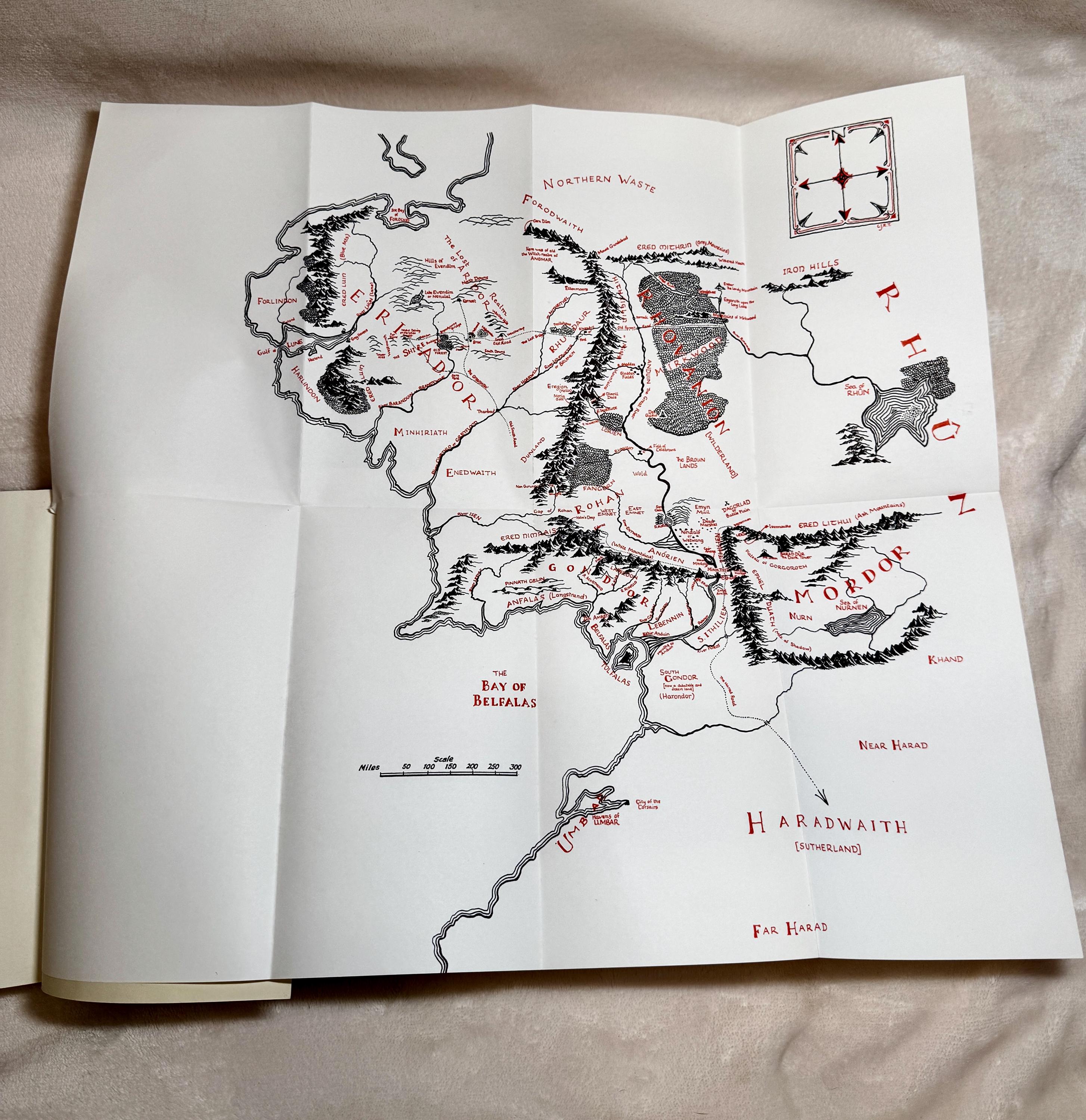 JRR Tolkien Lord of the Rings Box Set 1965, Second Edition First ...