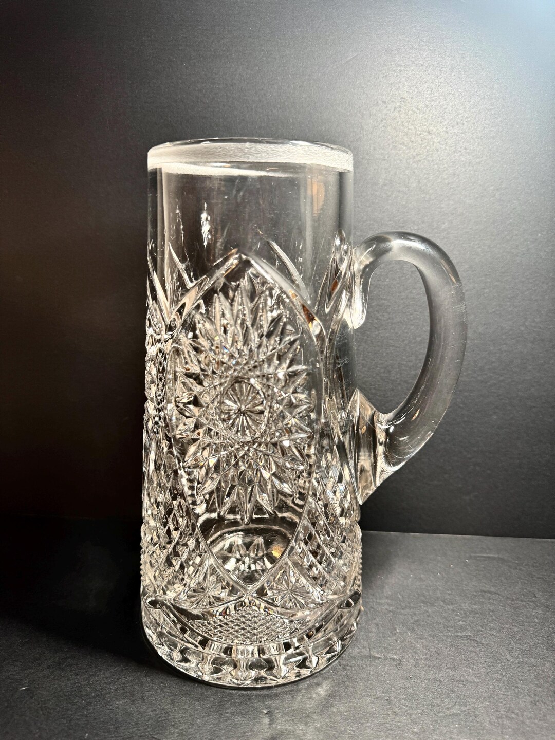 EAPG Duncan and Miller Clear Pitcher Tankard 9.5", 40 Clear Pattern ...