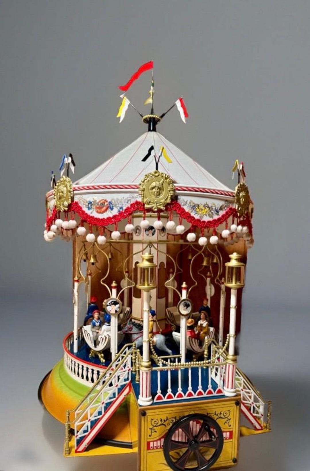 1909 Marklin Fairground Musical Carousel • Rare German Wind up Toy ...
