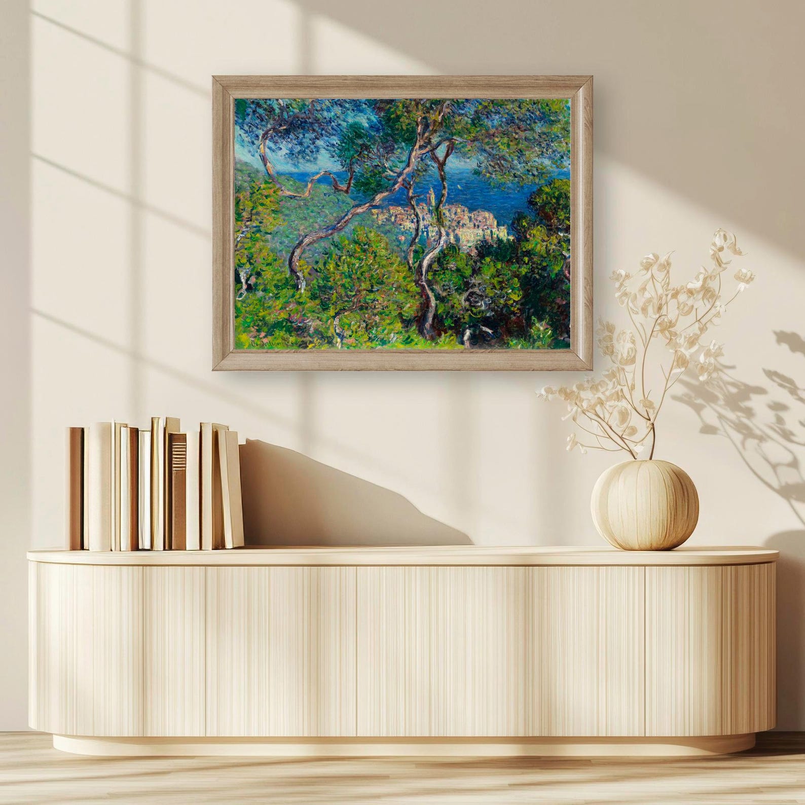 Monet Forest Tree Paintings, Claude Monet Printable Art Set of 5, Green ...