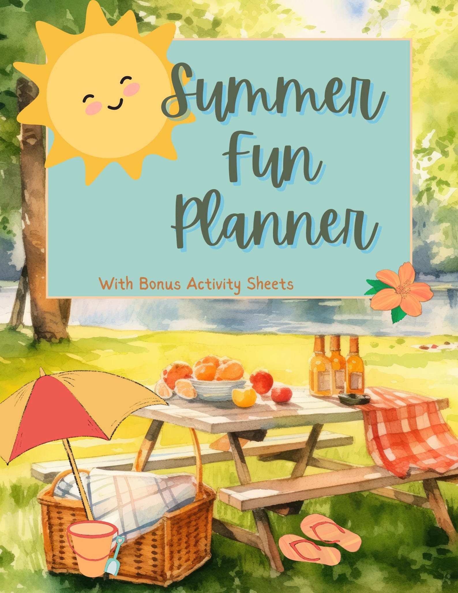 Summer Fun Planner for Kids & Families | Printable Summer Activities ...