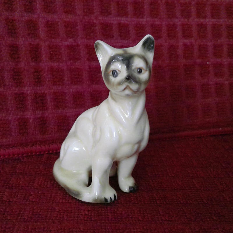 Siamese Cat Statue - Etsy