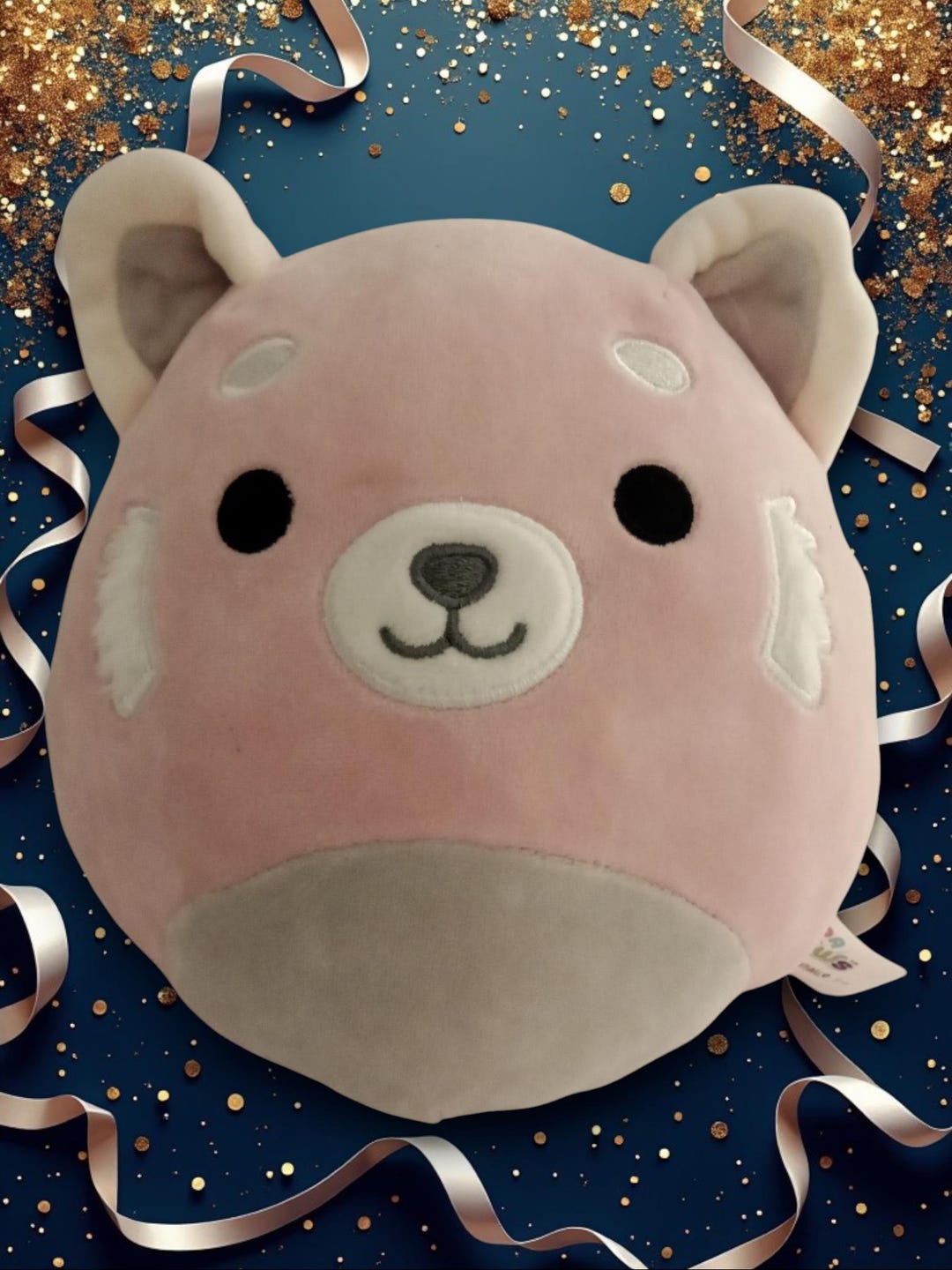 Squishmallow Panda Leopard Reversible Plush Cute Soft Stuffed Animal ...