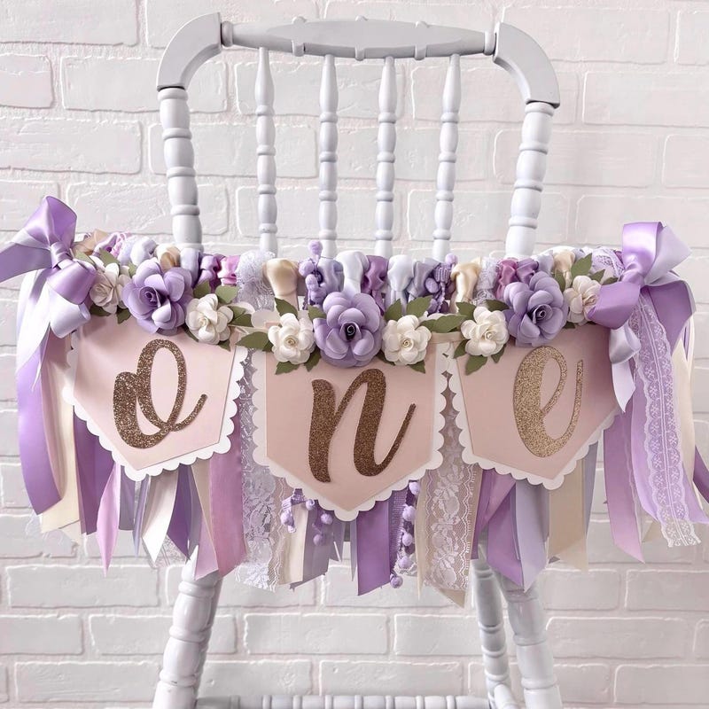 High Chair Banner - Etsy