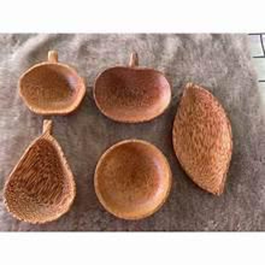 Eco-friendly Coconut Plates Natural and Sustainable Dining - Etsy