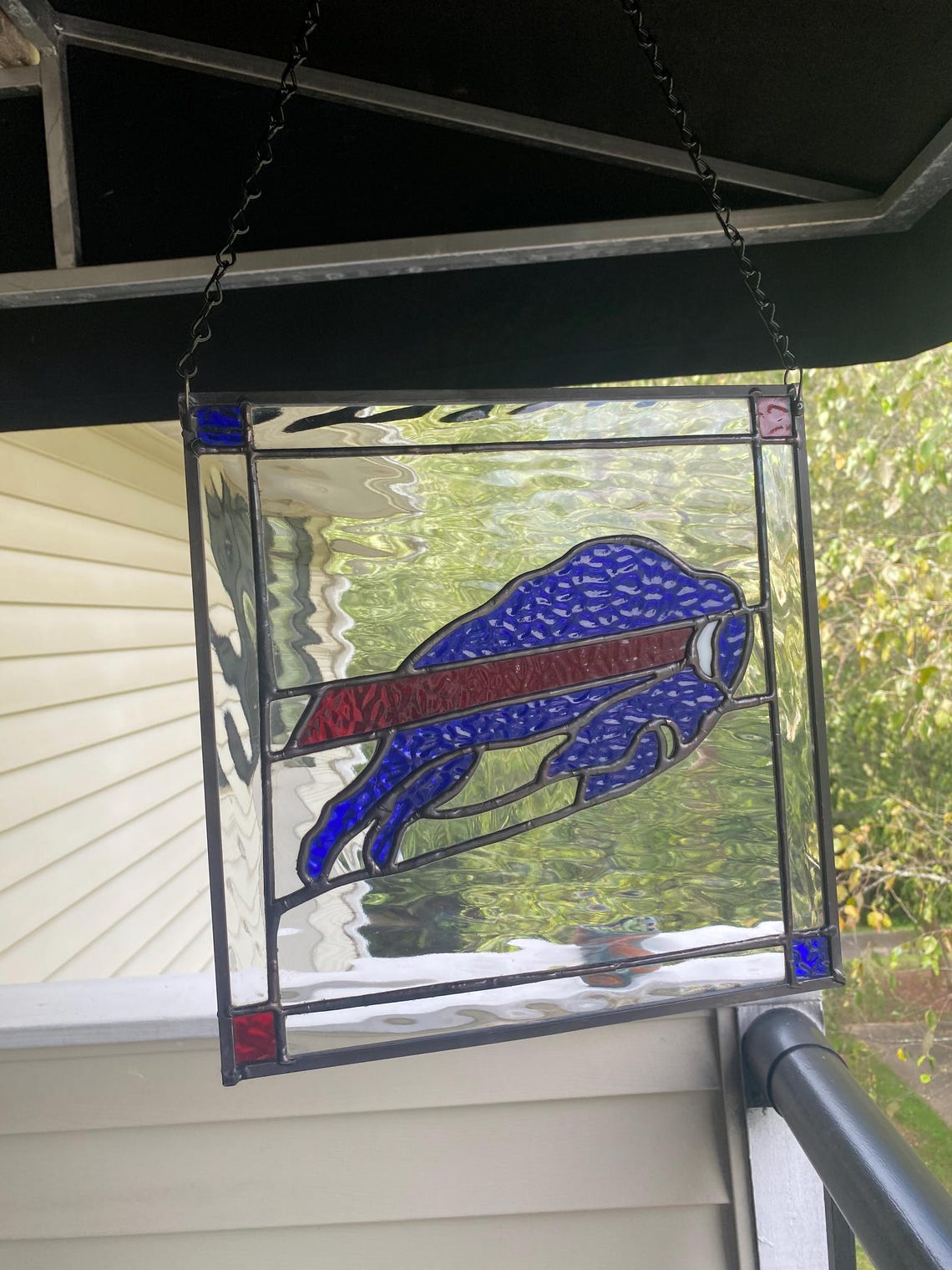 Buffalo Bills Stained Glass Suncatcher - Etsy