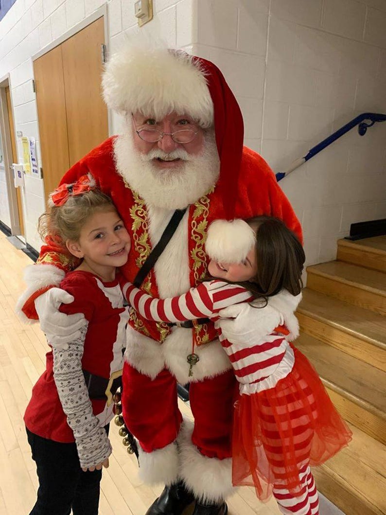 Classic Red Santa Hat With White Fox Fur Trim – Perfect Holiday ...