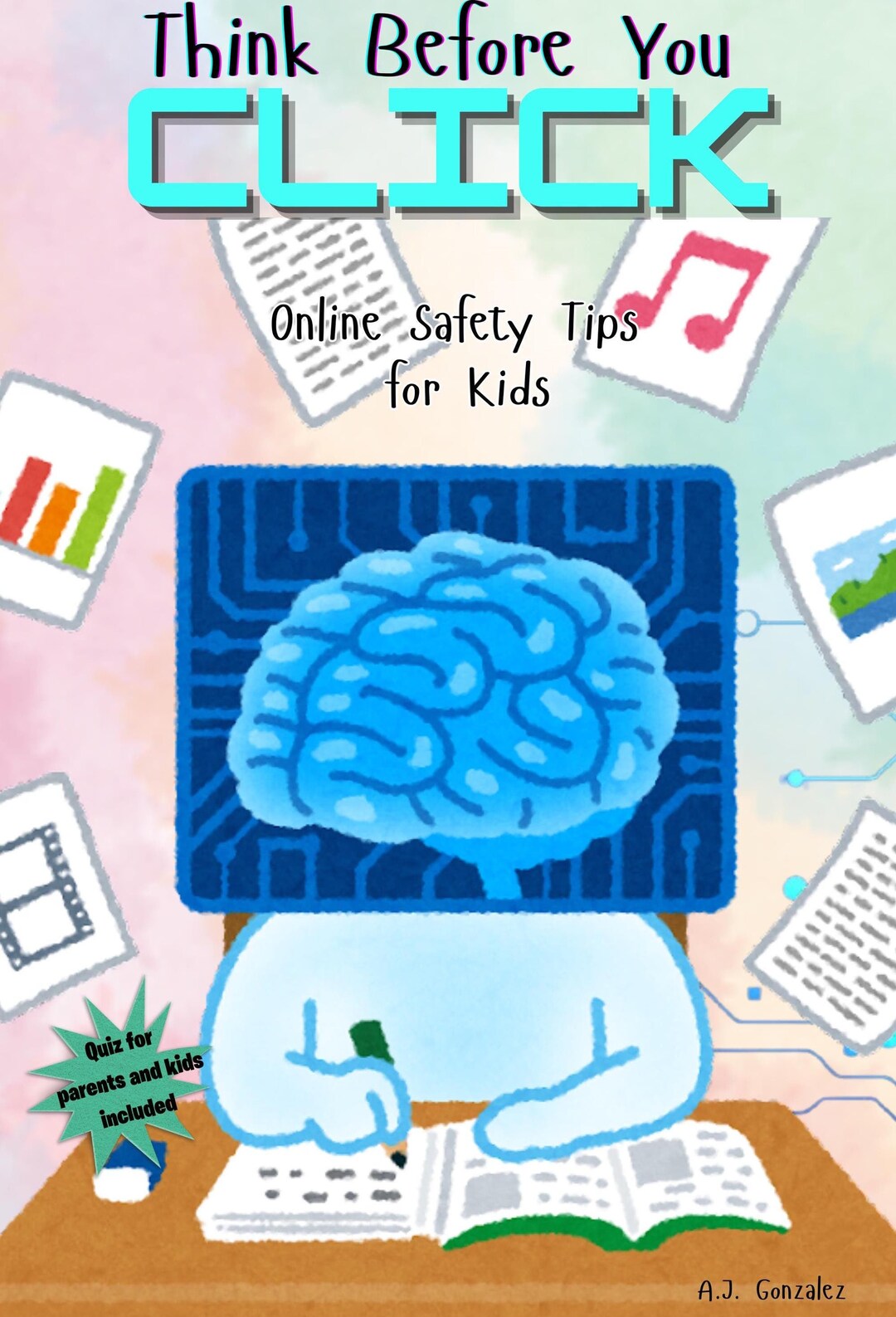 Think Before You Click | Online Safety Tips for Children | 3-10 Year ...