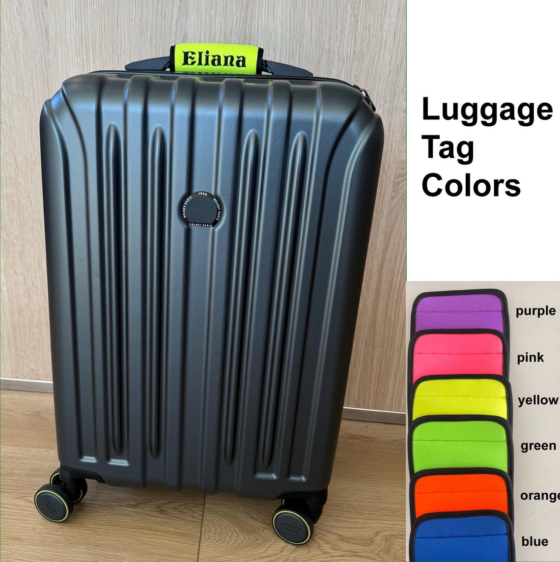 Personalized Luggage Handle Wrap Custom Name Luggage Handle Embroidered ...