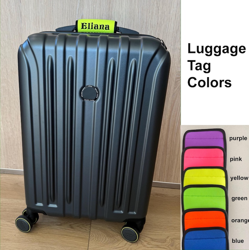 Personalized Luggage Handle Wrap Custom Name Luggage Handle Embroidered ...