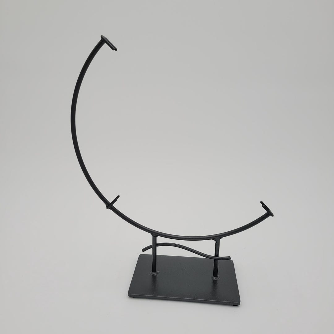 12" Round Glass Display Stand With Wave Design, for Fused Glass - Etsy