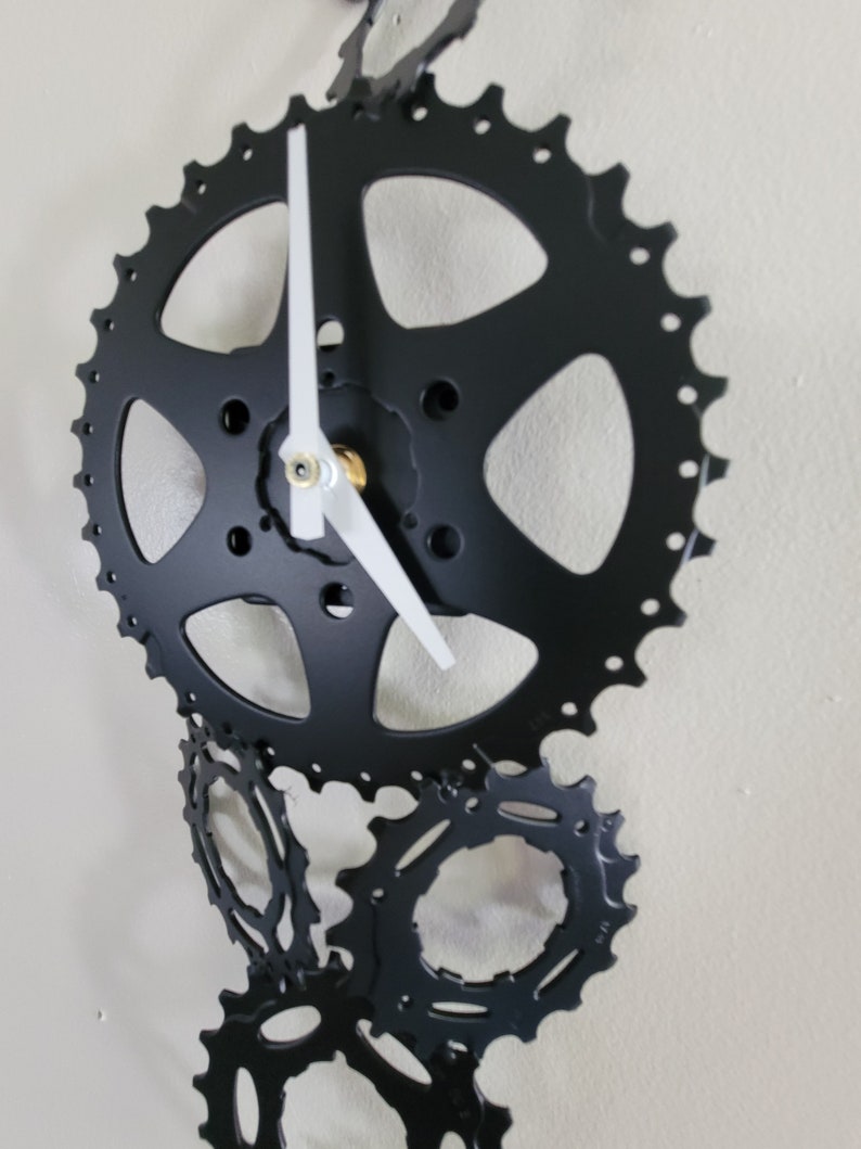 Cascading Bike Gear Wall Clock | Etsy