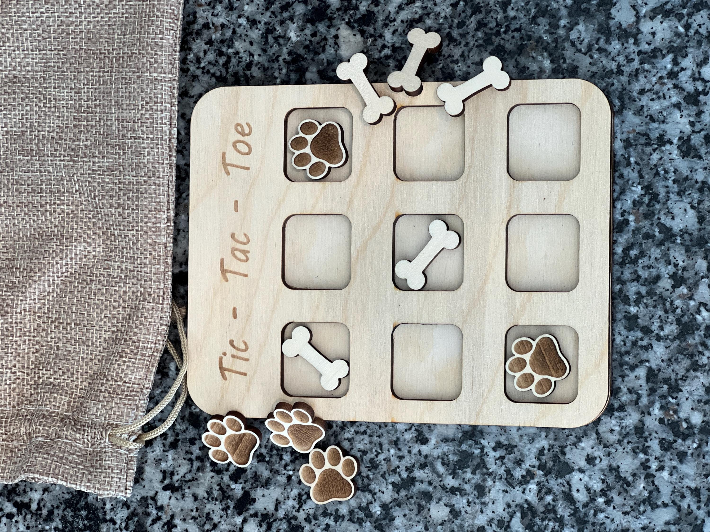 Tic Tac Toe / Wood Game / Custom Tic Tac Toe Board / Gift / Family ...