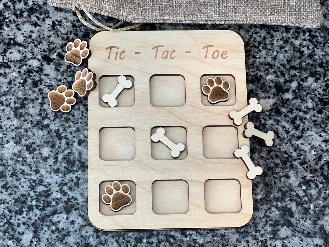 Tic Tac Toe / Wood Game / Custom Tic Tac Toe Board / Gift / Family ...