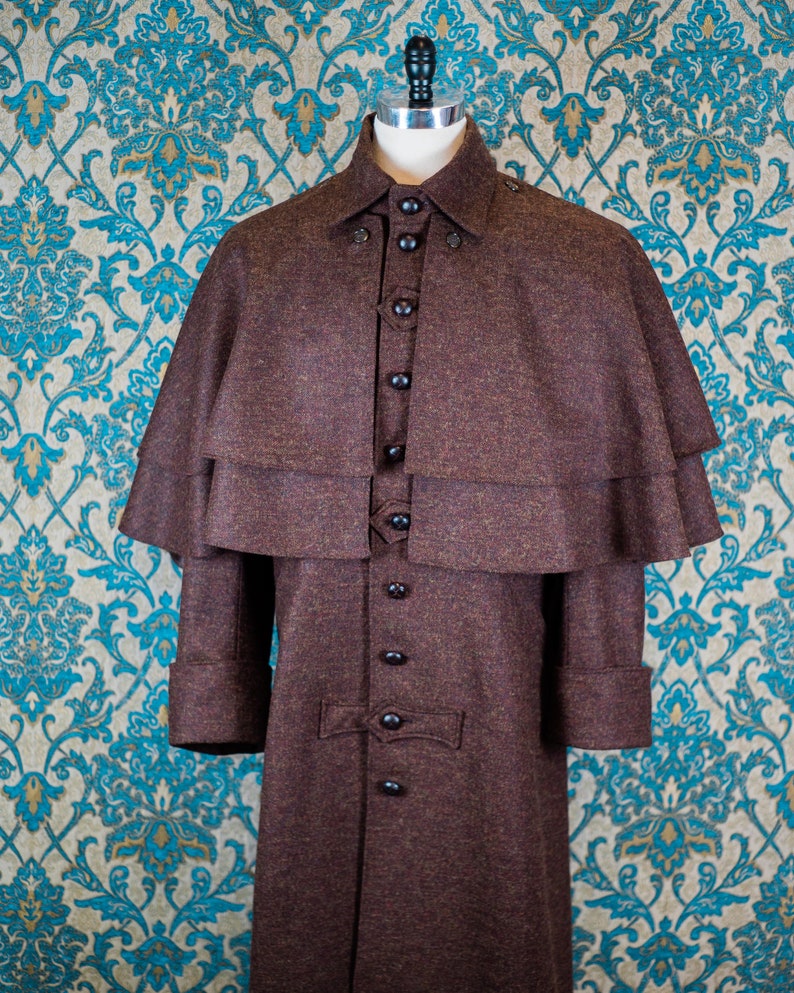 Tweed Inverness and Caped Greatcoats Coats - Etsy