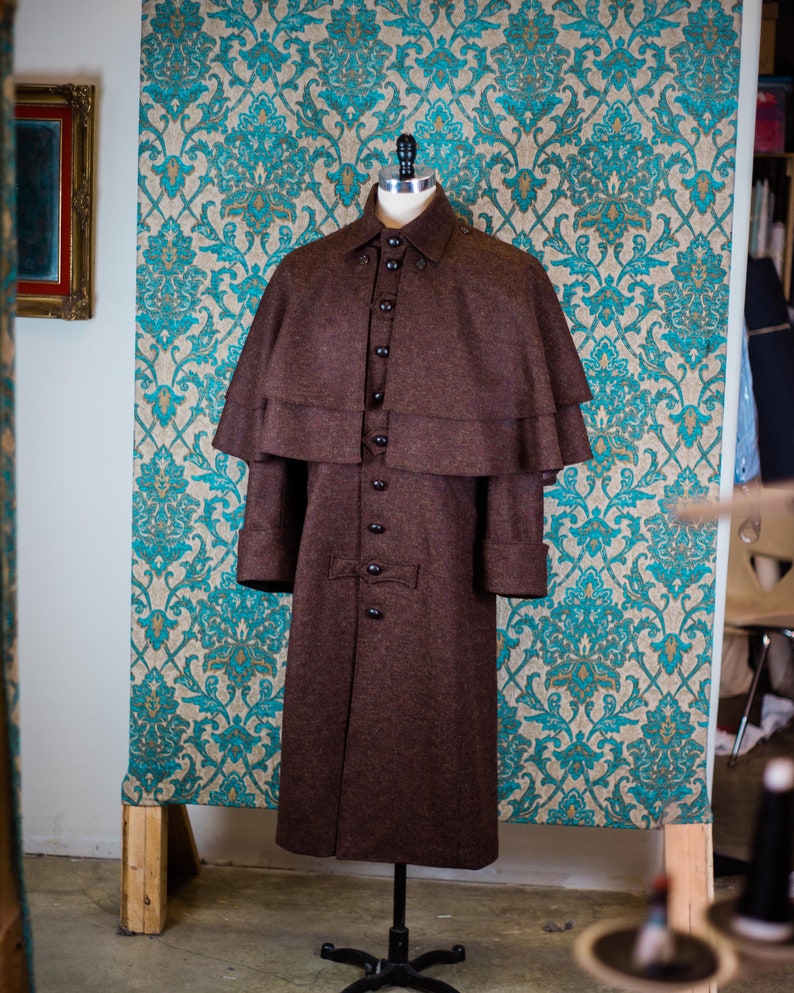 Tweed Inverness and Caped Greatcoats Coats | Etsy
