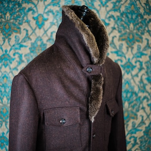 Tweed Trapper Jacket----custom Made Coats - Etsy