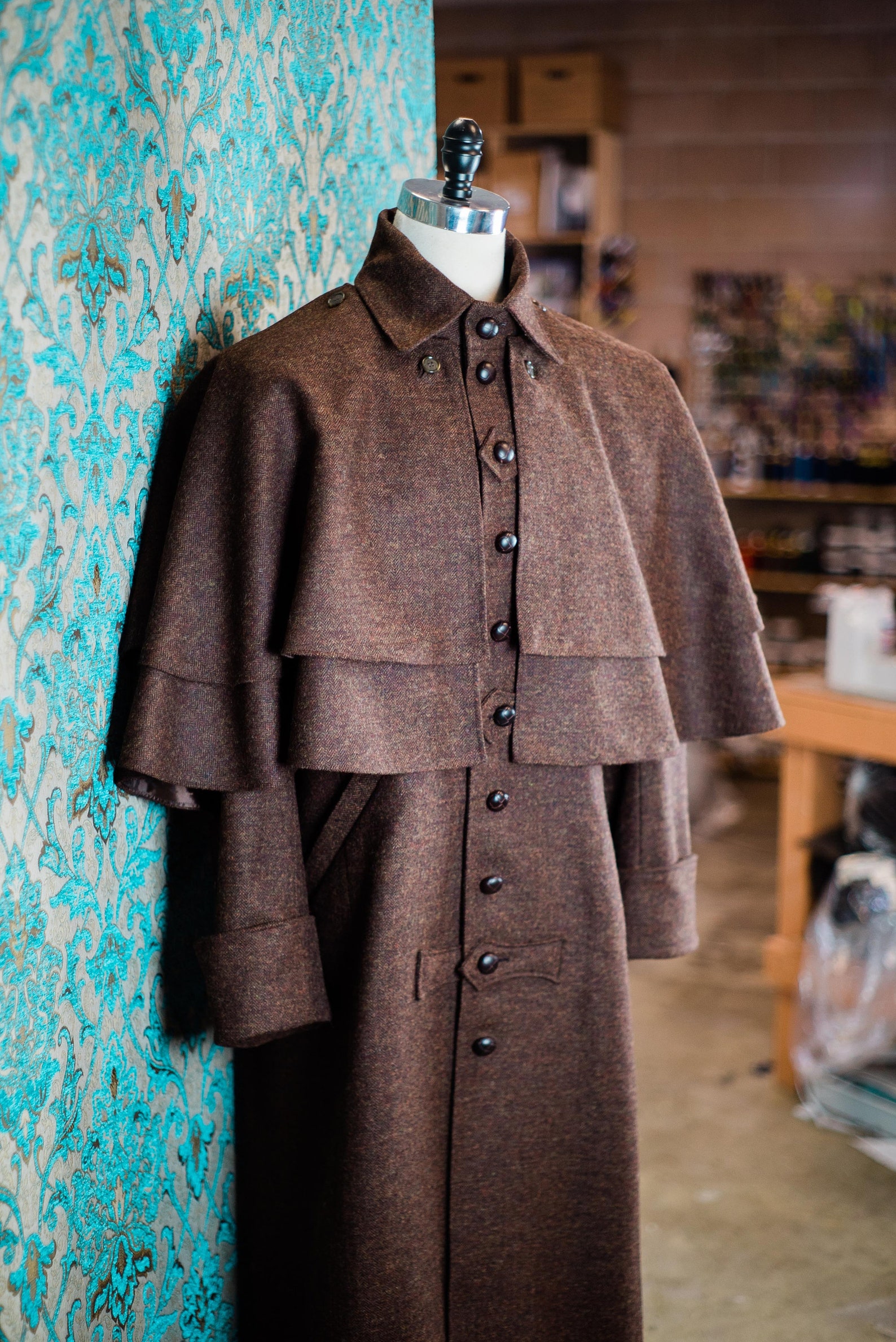 Tweed Inverness and Caped Greatcoats Coats | Etsy