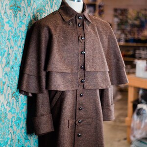Tweed Inverness and Caped Greatcoats Coats - Etsy