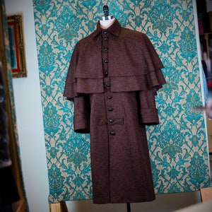Tweed Inverness and Caped Greatcoats Coats - Etsy
