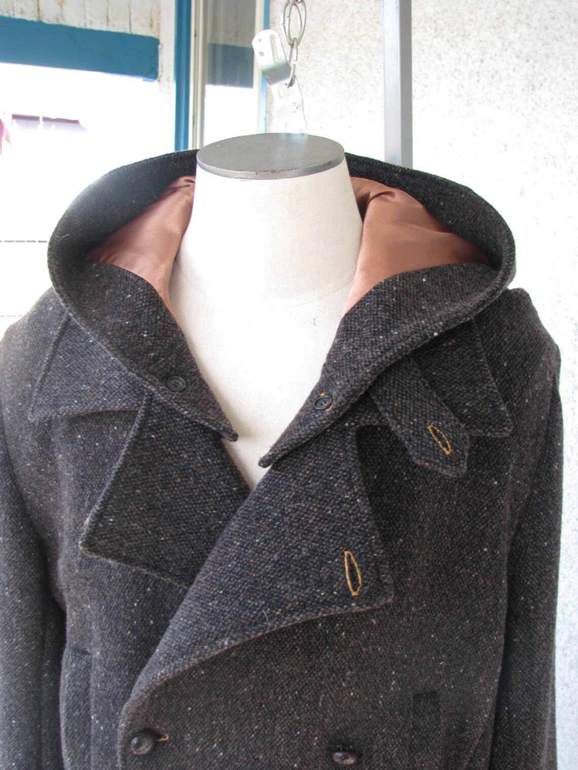 Custom Irish Tweed Overcoat---with a Hood - Etsy