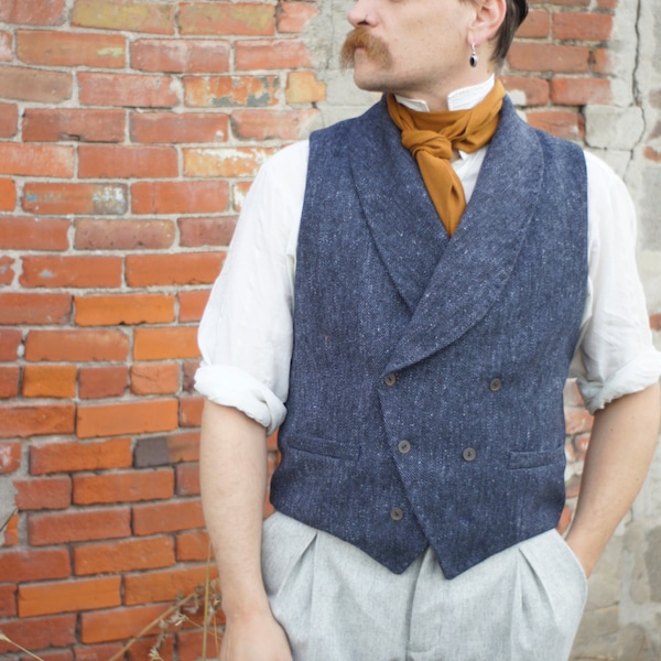 Double Breasted Vest - Etsy