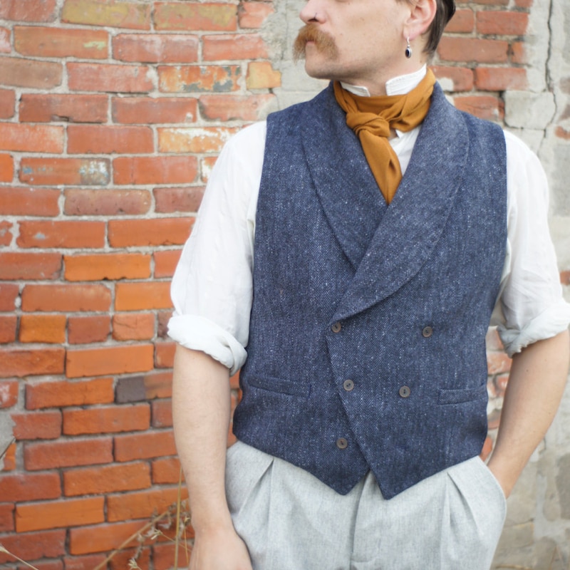 Double Breasted Vest - Etsy