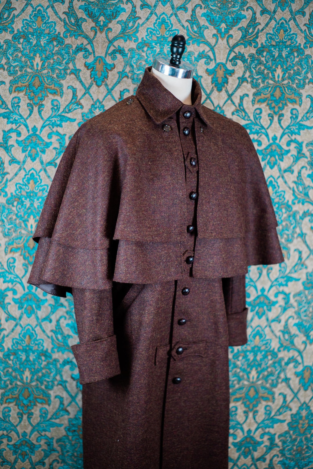 Tweed Inverness and Caped Greatcoats Coats - Etsy
