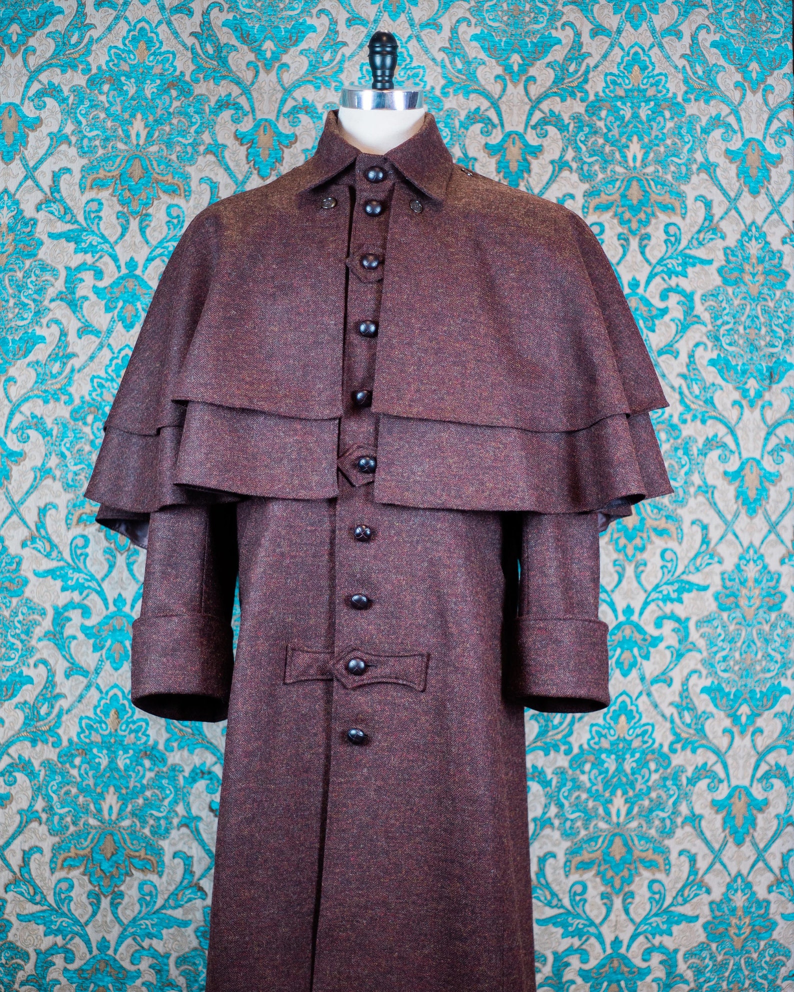 Tweed Inverness and Caped Greatcoats Coats | Etsy