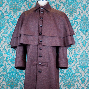 Tweed Inverness and Caped Greatcoats Coats - Etsy