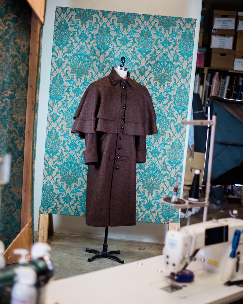 Tweed Inverness and Caped Greatcoats Coats | Etsy