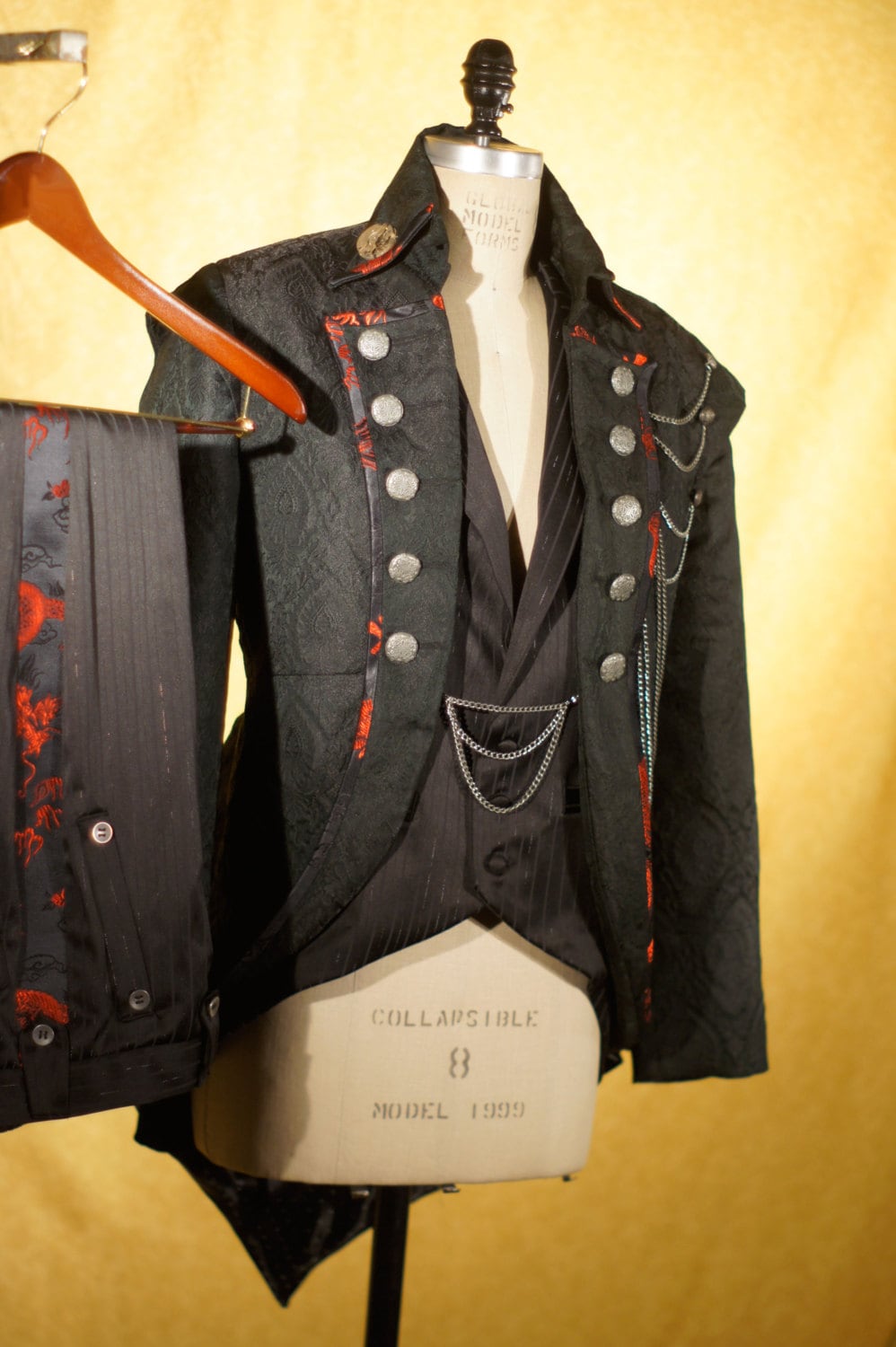 Rocker Steampunk and Goth Tuxedos With Tailcoats - Etsy Canada