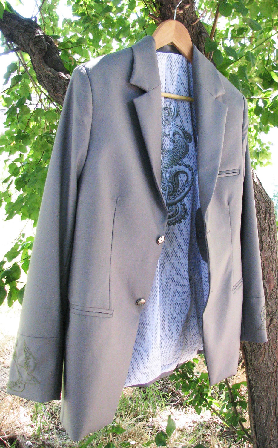 Custom Printed and Embroidered Blazers - Etsy