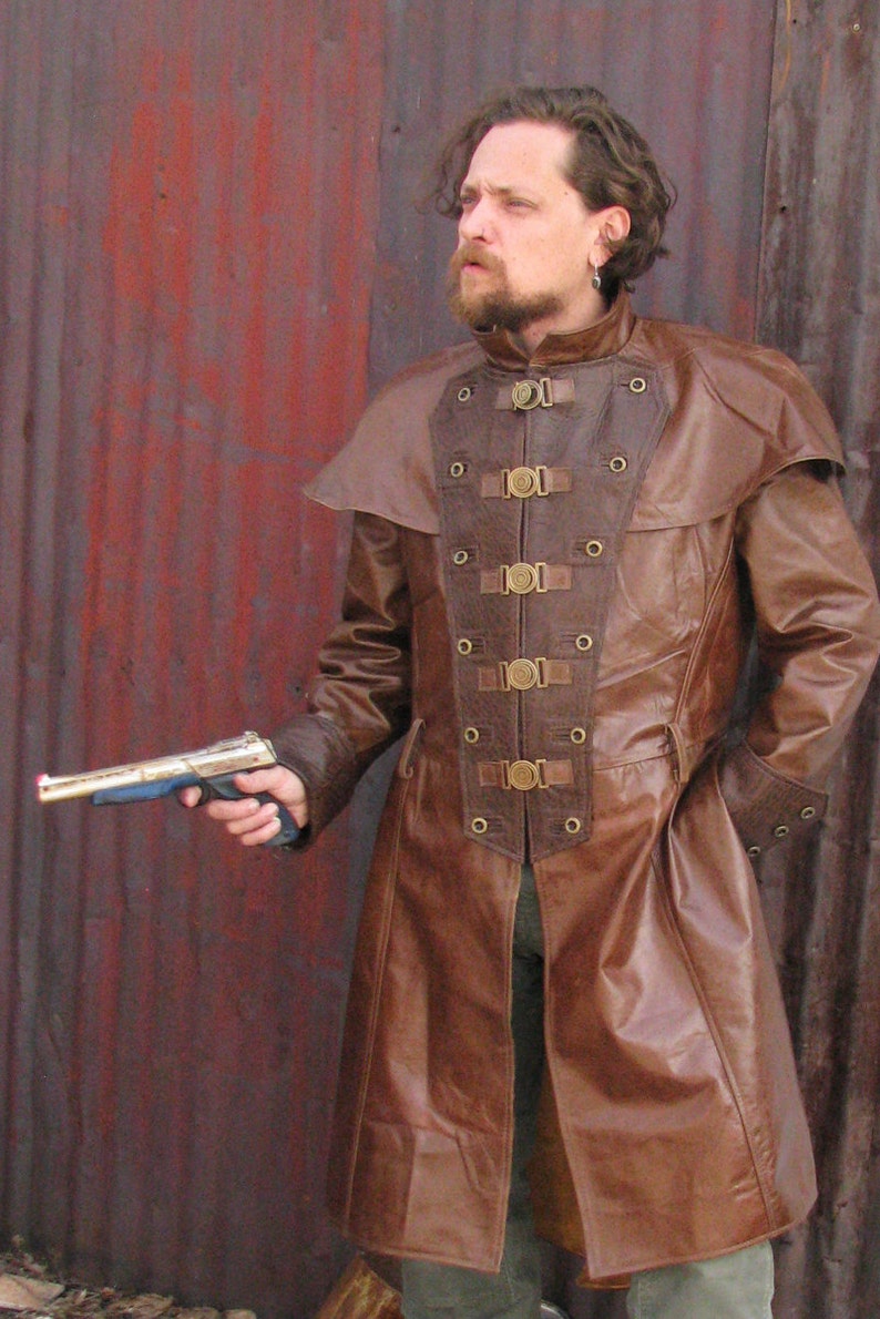 Custom Leather Dusters modern Steampunk Western Scifi - Etsy