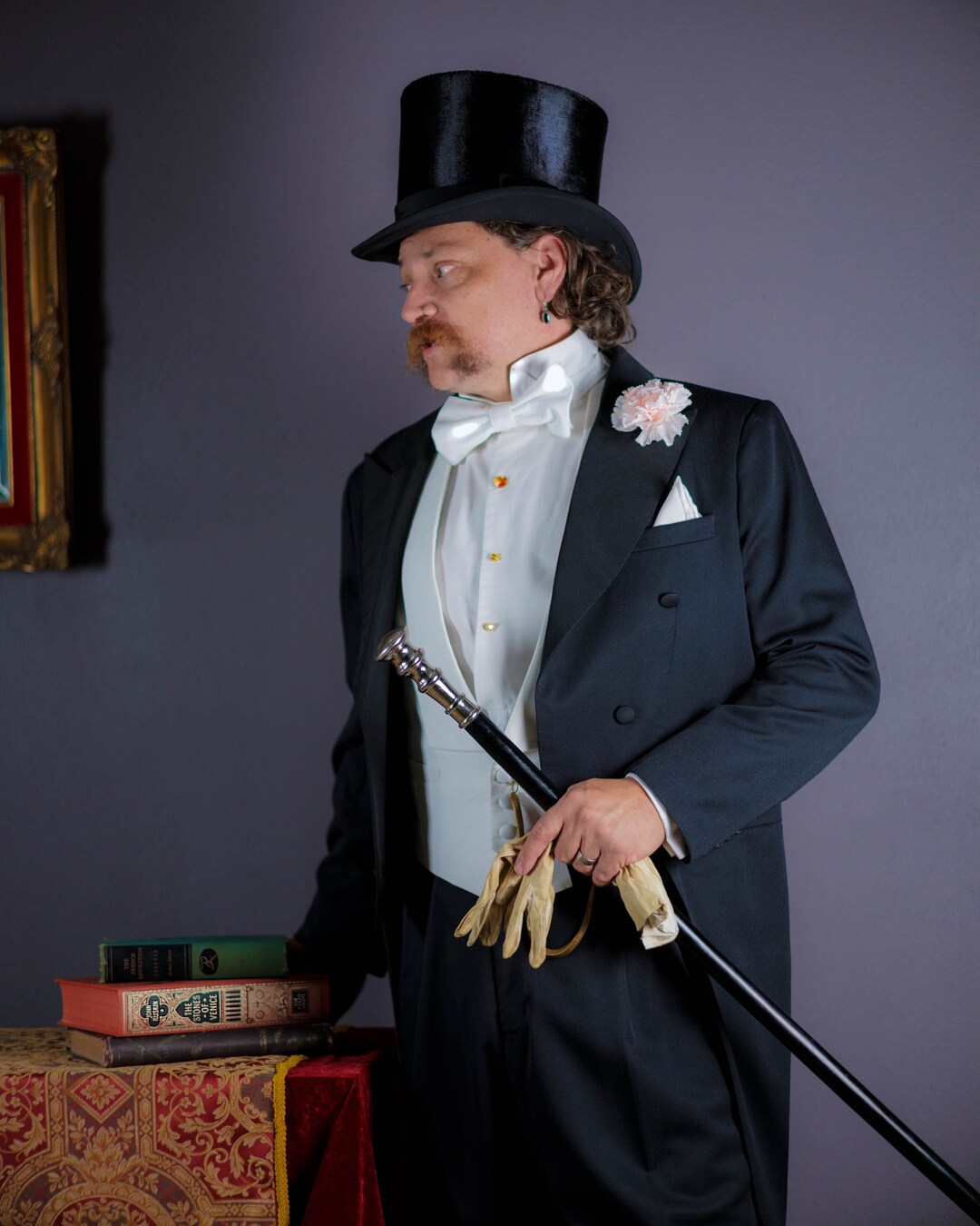 The Showman Suit----a Classic 3pc Suit With Tails - Etsy