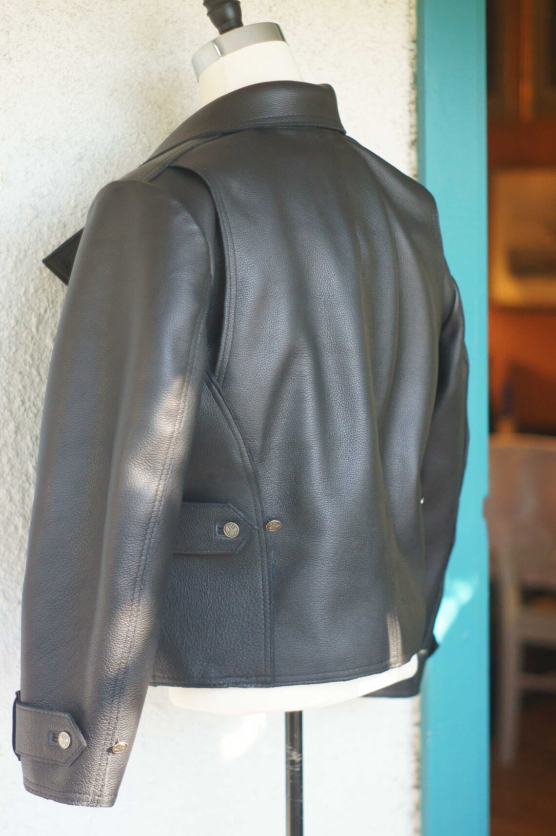 Leather Pilot Jacketshandmade From Bullhide | Etsy