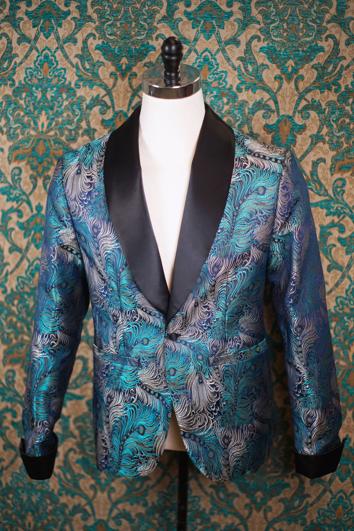 Famous Silk Brocade Dinner Jackets---custom Made--decadence'89 - Etsy