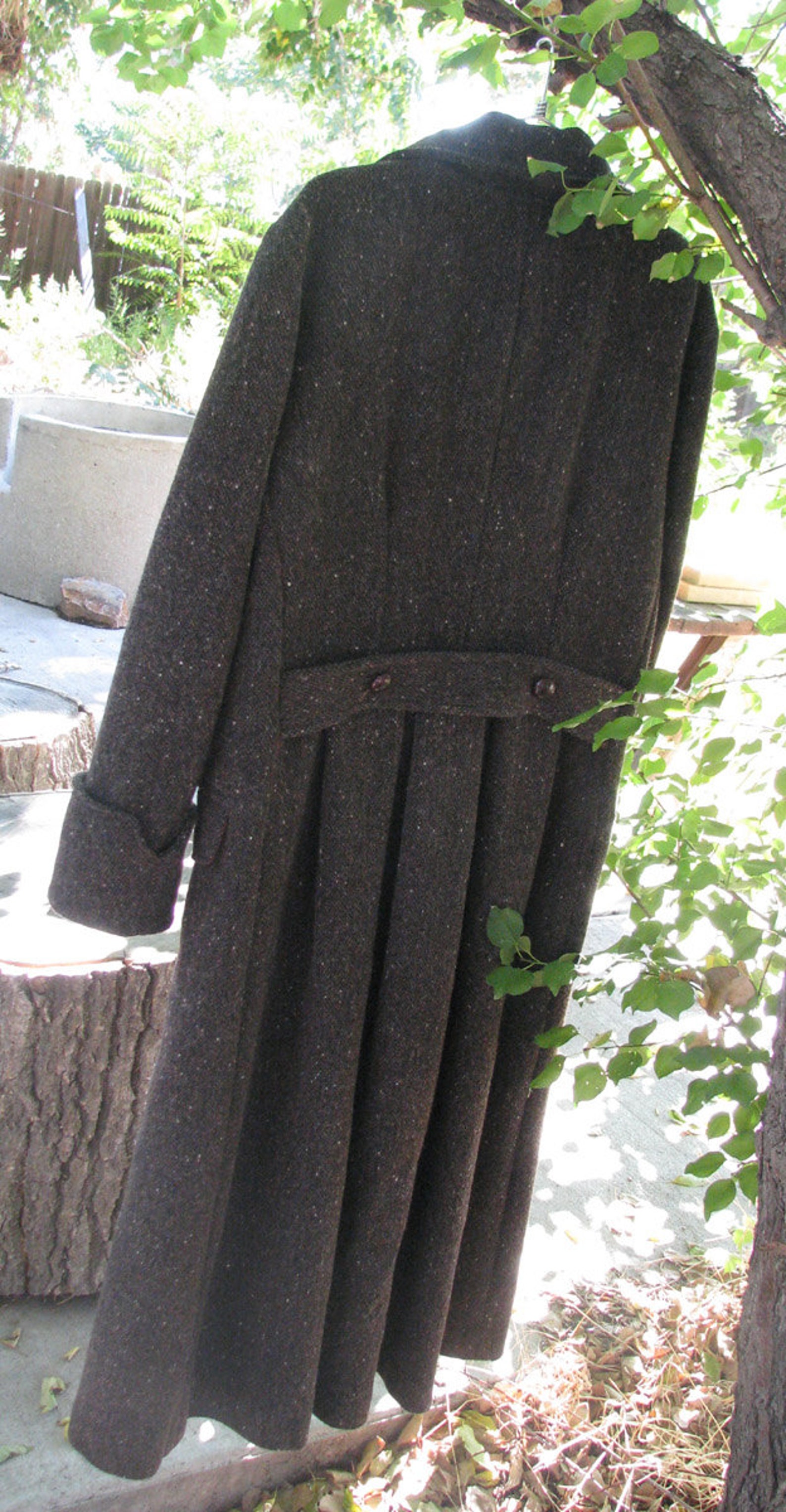 Custom Irish Tweed Overcoat---with a Hood - Etsy