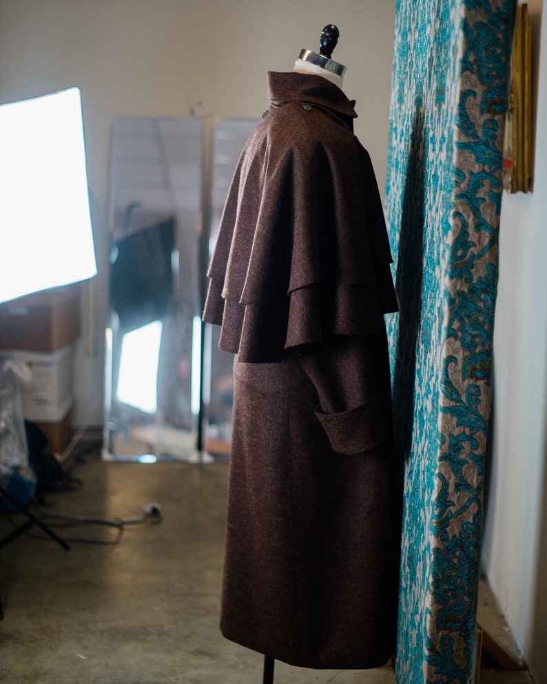 Tweed Inverness and Caped Greatcoats Coats | Etsy