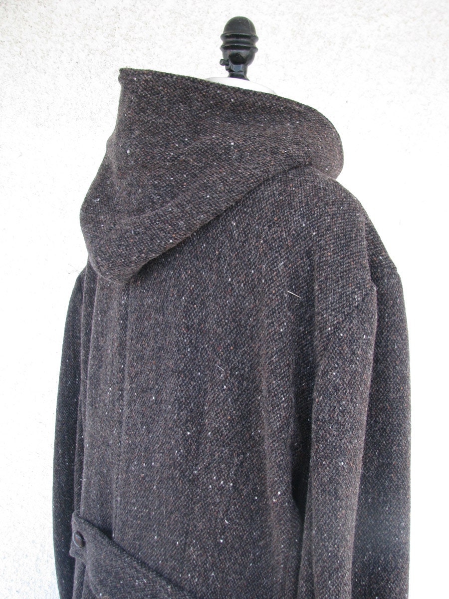 Custom Irish Tweed Overcoat---with a Hood - Etsy