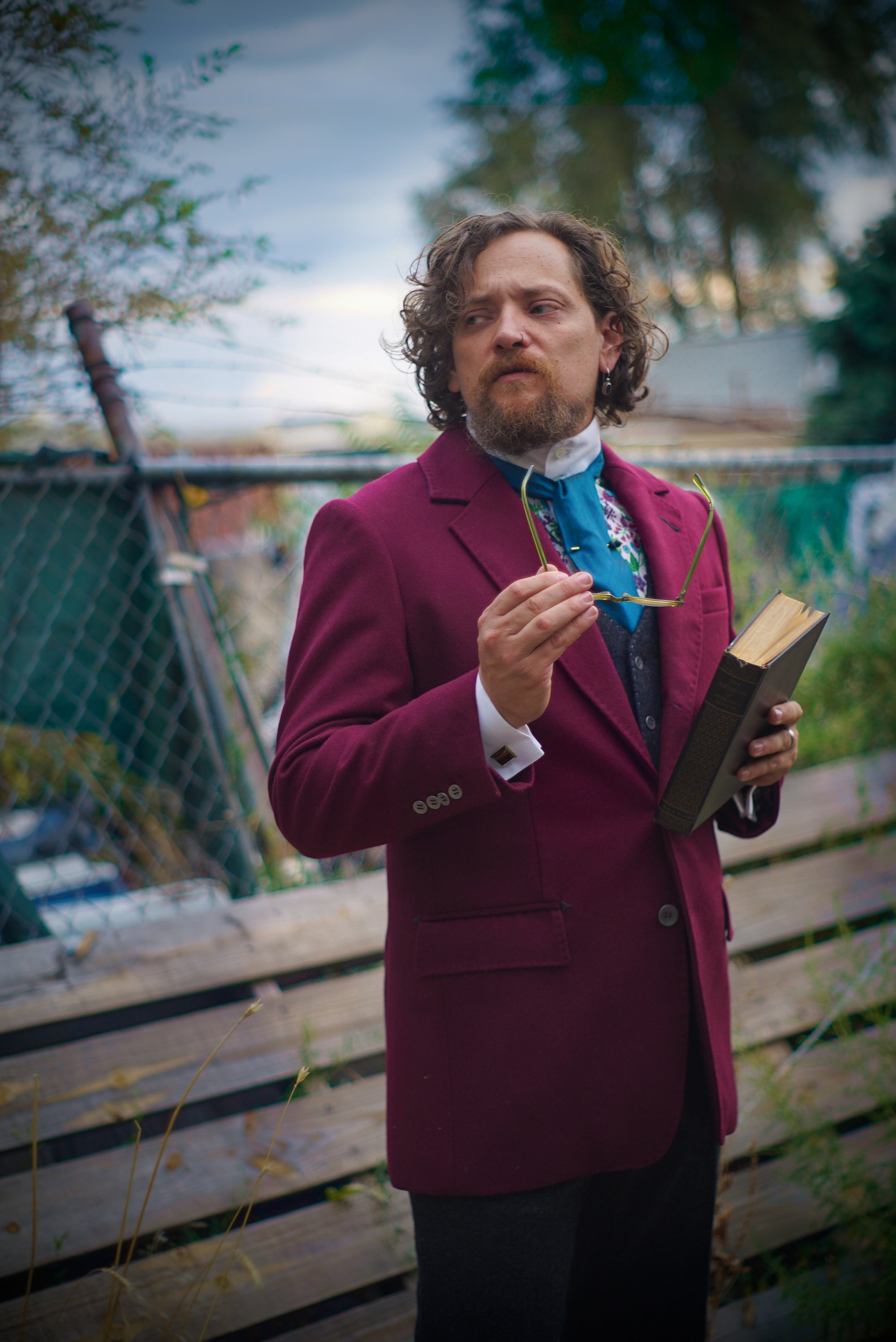 Cherry Red Detective Blazer | Etsy