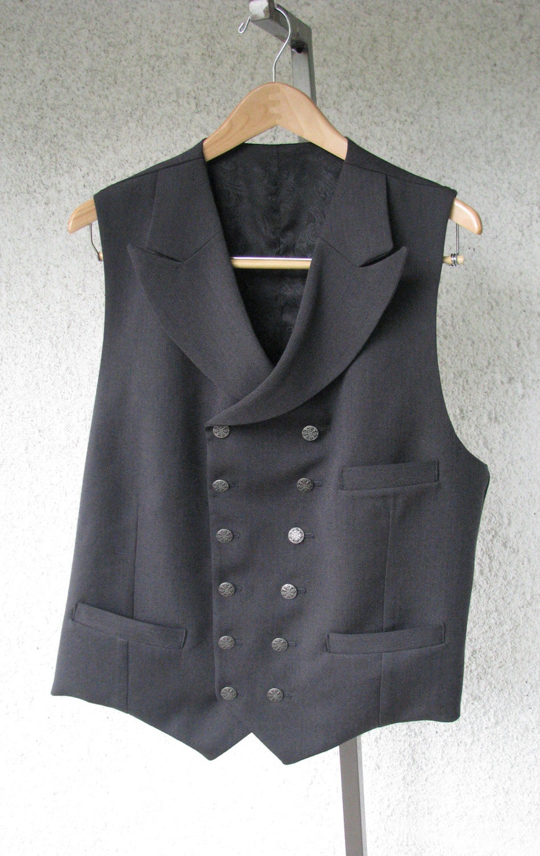 Peak Lapel Military Vests - Etsy