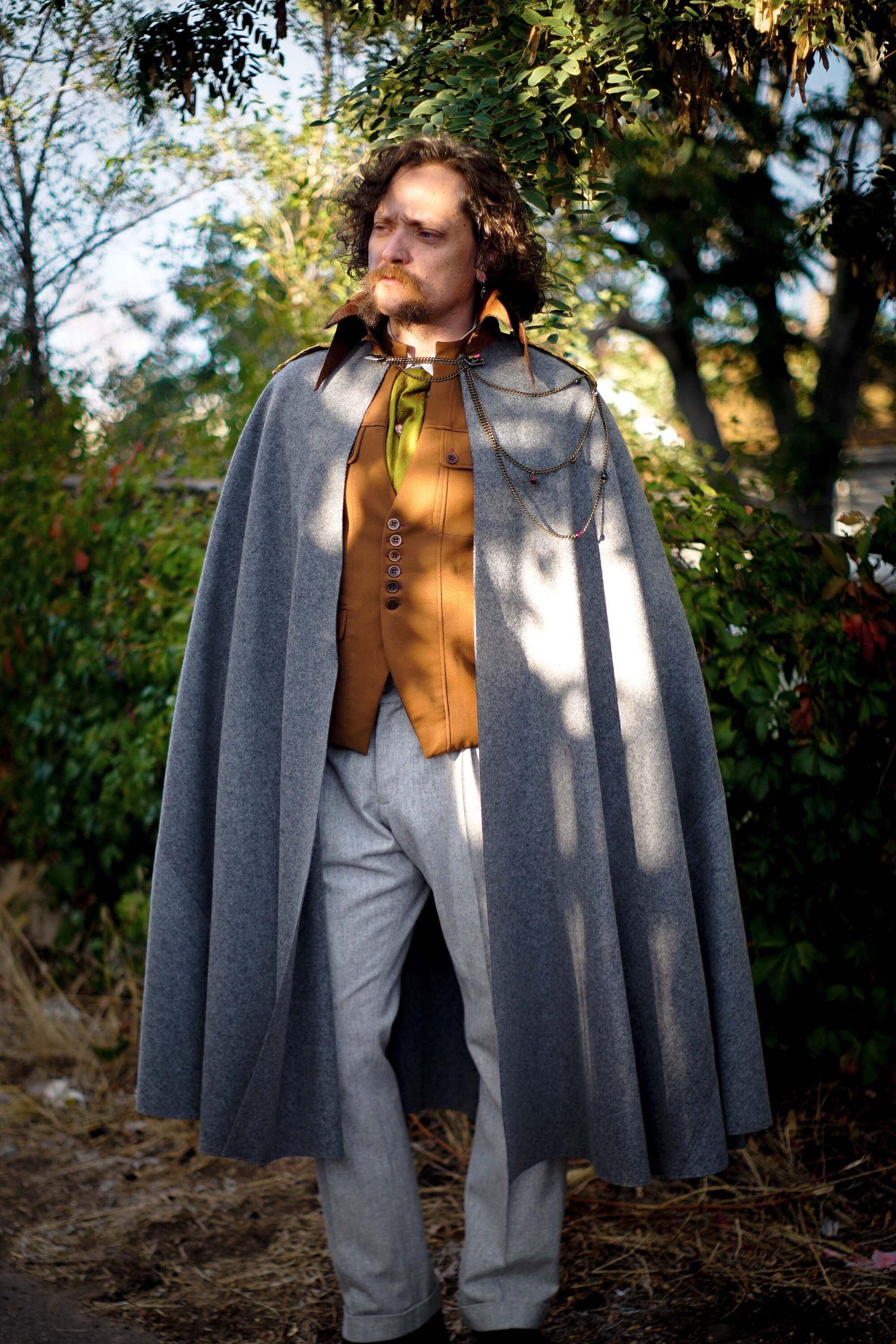 Leather Collar Military Capes - Etsy