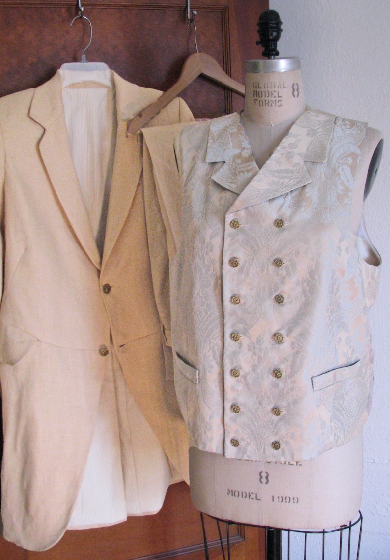 Edwardian Frock Coat With Vest and Pants - Etsy