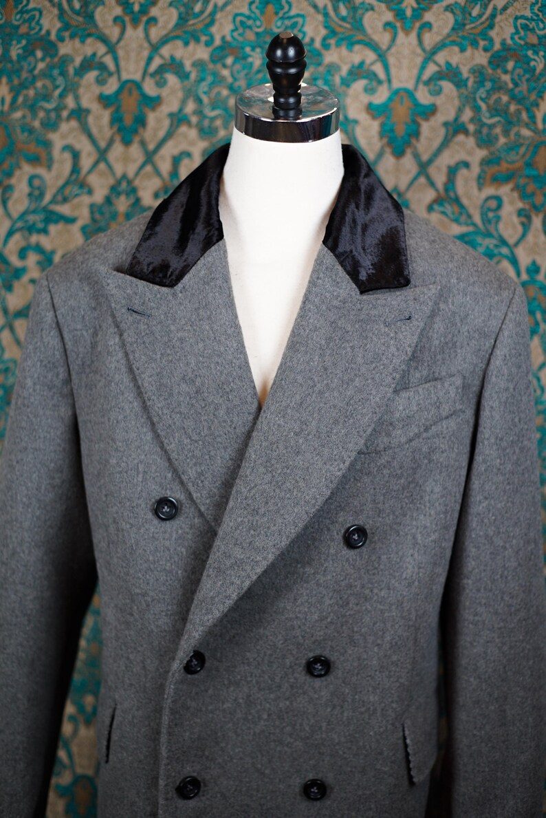 Custom Ulster Coatsin Cashmere and Silk - Etsy