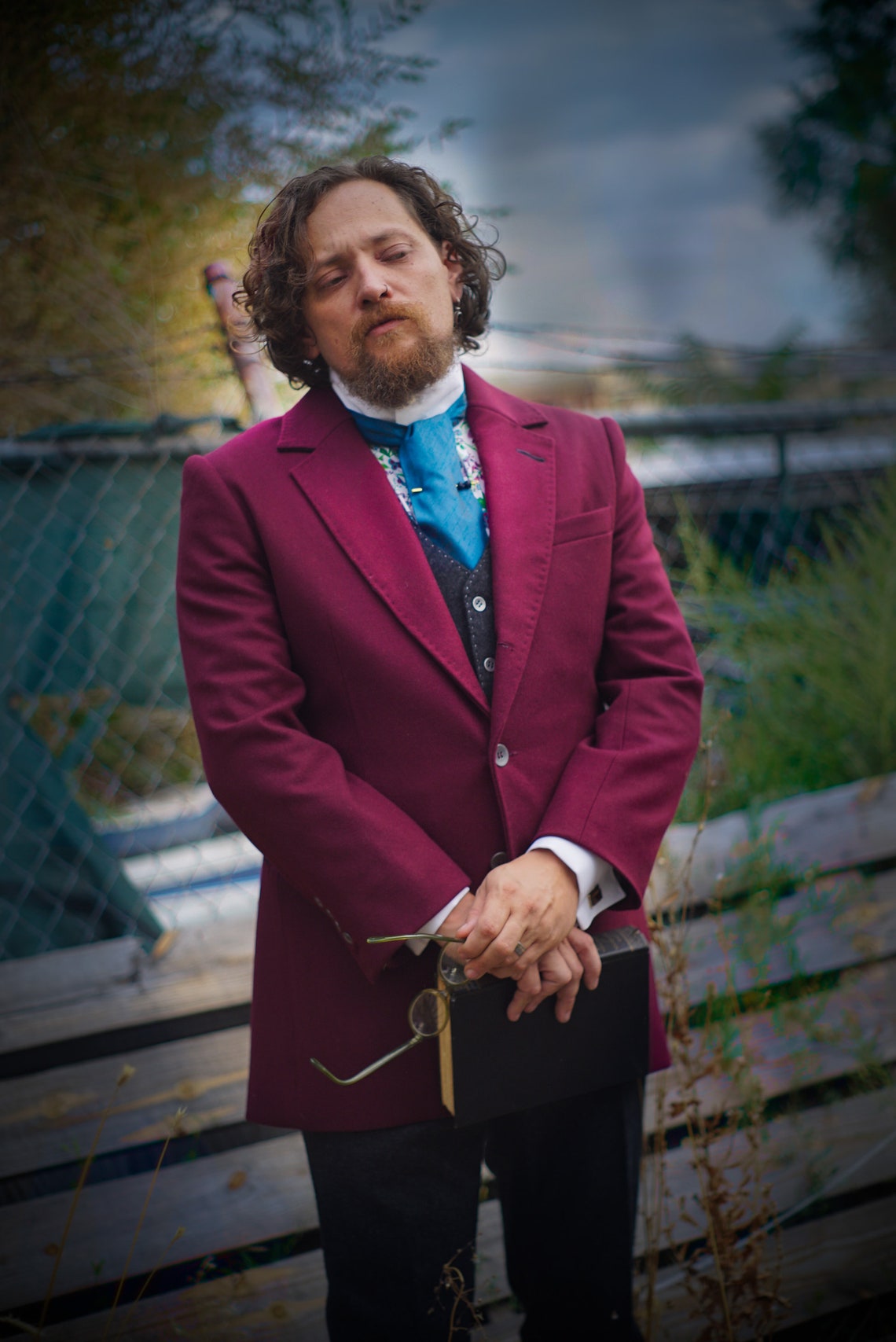 Cherry Red Detective Blazer - Etsy