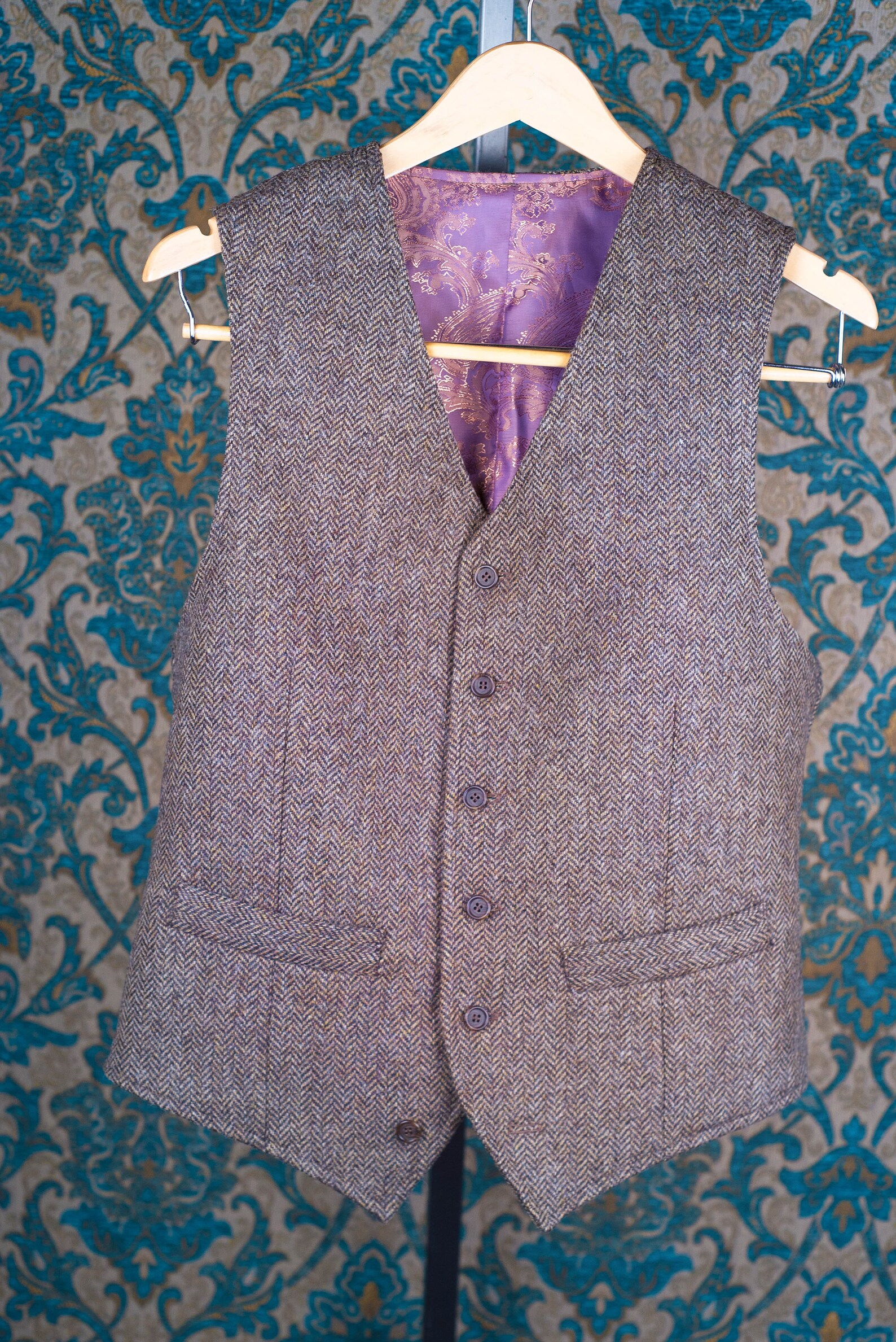 Herringbone Tweed Vests---in Your Choice of Styles and Colors - Etsy