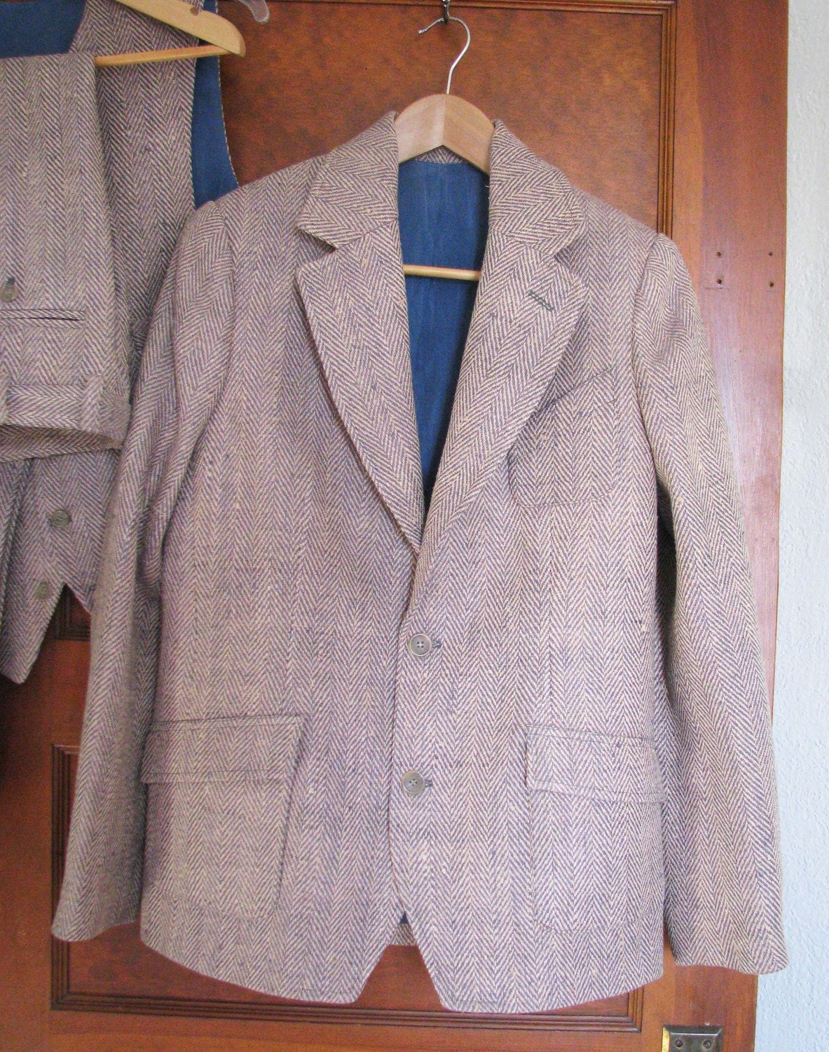 Three Piece Suits in Silk Tweed--custom Made - Etsy