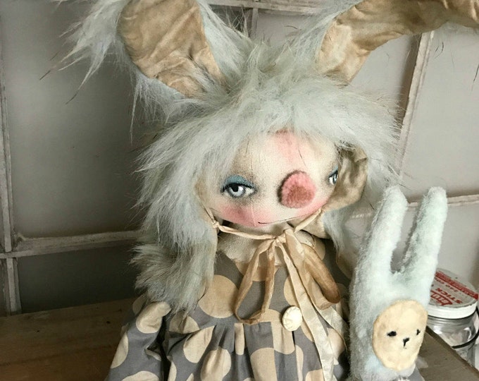 Rabbit Epattern-primitive Bunny Cloth Doll Craft Digital Download ...